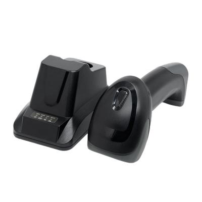 China 650nm Laser 2.4Ghz Handheld Wireless Barcode Scanner With Memory for sale