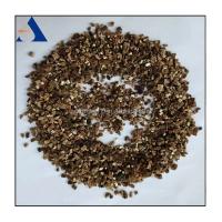 China Asbestos Free 3-6mm Exfoliated Vermiculite 4-8mm Golden Expanded Vermiculite Competitive for sale