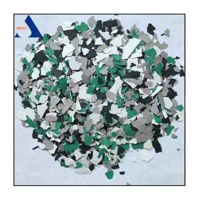 China Composite Rock Chips Spray Application Method for Multi Color Flake Chips Coatings for sale