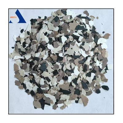 China Color Epoxy Floor Flakes Hard Vinyl Flakes for floor coating for sale