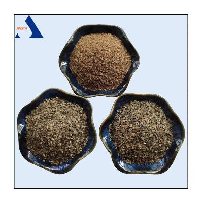 China Asbestos-Free Golden Vermiculite Flakes 0.3-1mm/1.0-2.5mm/1-3mm/2-4mm Asbestos-Free for sale