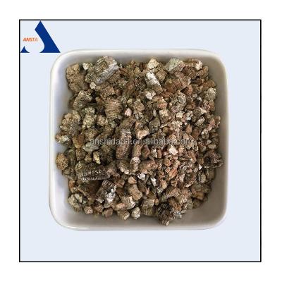 China Free Asbestos Golden Color 3-6mm Expanded Vermiculite for Agriculture/Horticulture for sale