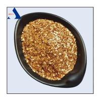 China Golden Mica Flakes for electrodes, Gold Mica Powder for wall coating for sale