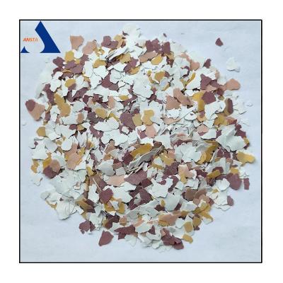 China Composite Color Chips Decorative Paint Flakes for Building Coating Blended Epoxy Floor for sale