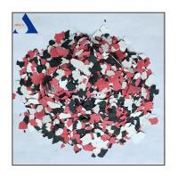 China Composite Color Chips Decorative Paint Flakes for Building Coating Blended Epoxy Floor for sale