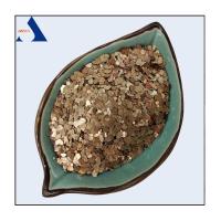 China Golden Mica Flakes Calcined Gold Mica Flakes for sale