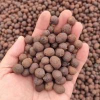 China Hydroponics LECA Manufactured Lightweight Brown Balls for Horticultral Gardening for sale