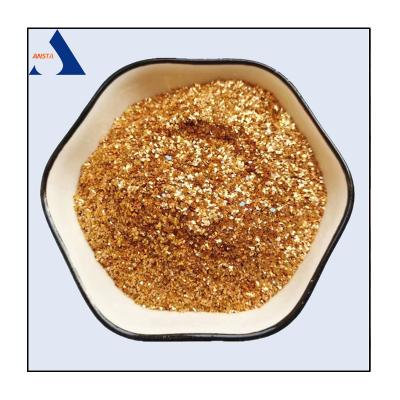 China 35 Years Mica Factory Supply Calcined Golden Mica Powder for sale