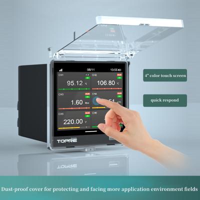 China Embedded Panel Data Acquisition System Smart K Type 8 Channel Paperless Temperature Recorder for sale