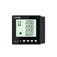China 3W Electric Power Meter Current Voltage Measurement Electrical Meter Panels IP65 for sale