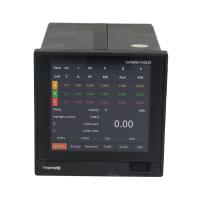 China Input Voltage L N 30V 264V Energy Meter Black Compact Industrial Power Measurement Device for Electrical Energy Monitoring and Control for sale