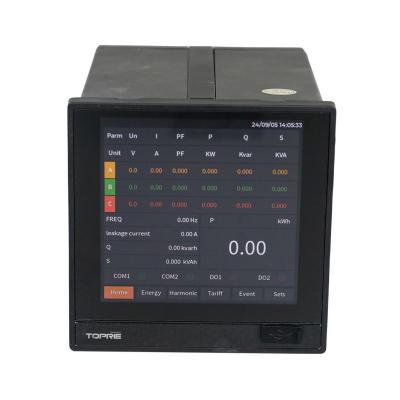China Input Voltage L N 30V 264V Energy Meter Black Compact Industrial Power Measurement Device for Electrical Energy Monitoring and Control for sale