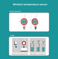 China TP2402 Wireless Temperature Sensor -200~200℃ Optional 0.5 Level Sensor for Storage Tank for sale