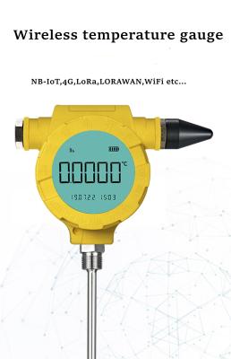 China Industrial Wireless Temperature Sensor Lora Lorawan  Upgrade IP68 Explosion Proof Stainless Steel Probe Temperature Meter With Multi Accuracy Option for sale
