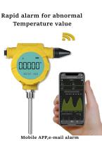 China Industrial Wireless Temperature Sensor Lora Lorawan  Upgrade IP68 Explosion Proof Stainless Steel Probe Temperature Meter With Multi Accuracy Option for sale