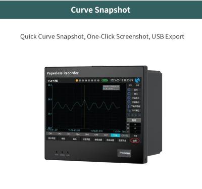 China TP710B Data Acquisition 7 Inch 8-32 Channels Industrial Multifunctional Data Logger Includes Free Remote Monitoring Software for sale