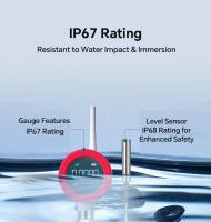 China LORA 0‑100M LCD Screen IP66 Level transmitter For Water Supply Container Measurement for sale
