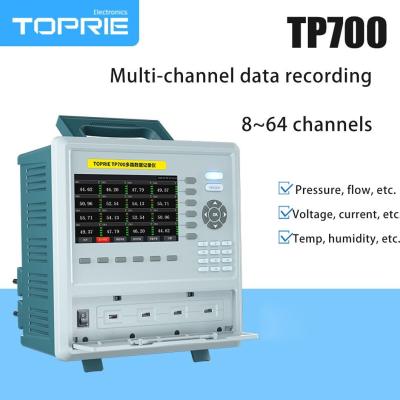 China TP700 Data Acquisition System 8-64CH Data Logger Temperature Analyzer Tester Smart Data Recorder with DAQ Module for sale
