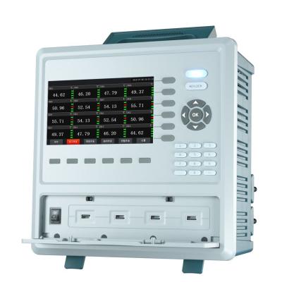 China High Quality K Type Temperature Logger Multi Channel Analog Input 4-20mA Pressure Volt Modbus RJ45 Paperless Recorder for sale