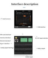 China 4 Inch Touch Screen Paperless Recorder Multi Channel Data Acquisition Device for Temperature Pressure Voltage Current Monitoring for sale