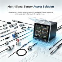 China TP740 Industrial Paperless Recorder High Precision Data Acquisition Logger With 4G WIFI Ethernet Cloud Remote Monitoring for sale