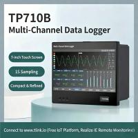 China Toprie Industrial 7 Inch Data Logger 8-32CH with Color Display 4-20mA 0-10V Analog Input Embedded Paperless Recorder for sale