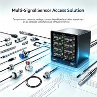 China 4-20mA 0-5V Wireless Smart DAQ Systems Temperature Pressure Analog Input Paperless Recorder Industrial 4.0 USB Data Logger RS485 for sale