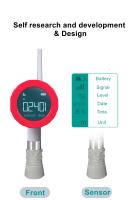 China Ultrasonic Level transmitter 4G 8M Range IP66 CE ROHS For Industrial Water Tank Monitoring for sale