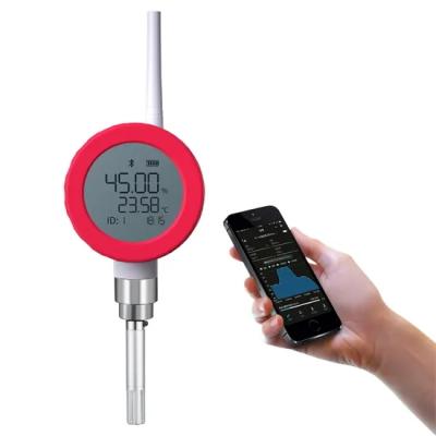 China Remote Wireless Temperature Humidity Meter Enclosure Battery Supply For Storage Area for sale