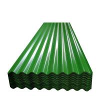 China Color Coated Prepainted Zinc Aluminium Gi Corrugated Steel Roofing Sheet 0.26-0.30mm Thickness for sale