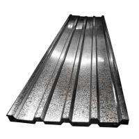China Zinc Coated Galvanized Corrugated Roof Steel Sheet 0.26-0.30mm Thickness DX51D Grade for sale