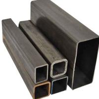 China ASTM S235 S355 12x12 Carbon Black Seamless Square Steel Tube Pipe 6m Length for sale