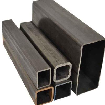 China ASTM S235 S355 12x12 Carbon Black Seamless Square Steel Tube Pipe 6m Length for sale