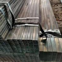 China ASTM S235 S355 12x12 Carbon Black Seamless Square Steel Tube Pipe 6m Length for sale