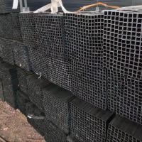 China ASTM S235 S355 12x12 Carbon Black Seamless Square Steel Tube Pipe 6m Length for sale