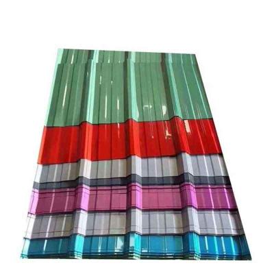 China YUANHAO BGW 34 Corrugated Prepainted Color Roof Tiles PPGI Galvanized Steel Sheet 0.12-0.30mm Thickness for sale