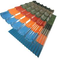 China YUANHAO BGW 34 Corrugated Prepainted Color Roof Tiles PPGI Galvanized Steel Sheet 0.12-0.30mm Thickness for sale