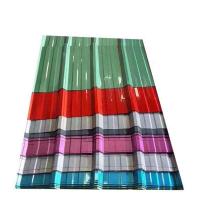 China Color Coated Roofing Tile 0.12-0.30mm Thickness Gi PPGI Mild Steel Plate Bending for sale