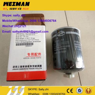 China brand new shangchai engine parts,  fuel filter subassy  D00-305-03+A  for shangchai engine C6121 for sale