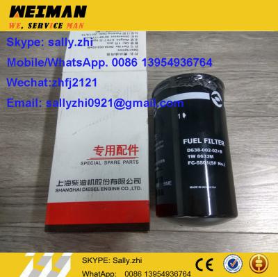 China brand new shangchai engine parts,  fuel filter  D638-002-02+B  for shangchai engine C6121 for sale
