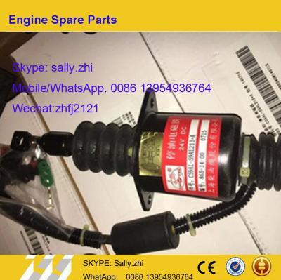 China brand new Oil cut-off solenoid valve,  59AL213 , Shangchai engine parts for shangchai engine C6121 for sale