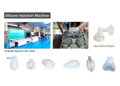 China NBR LSR Molding Liquid Silicone Rubber Injection Molding Parts for sale