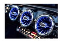 China ABS PS PA6 High Glossy Plastics Automotive Interior Parts Cold Runner for sale