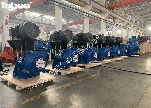 4x3D AH rubber lined mining pumps