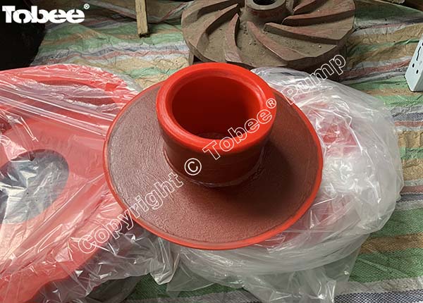 polyurethane spare parts on 6/4E AH mining pumps