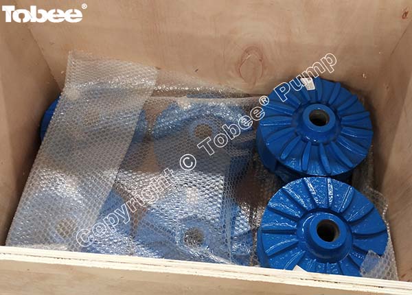 4x3 DAH tailings pumps wearing spare parts