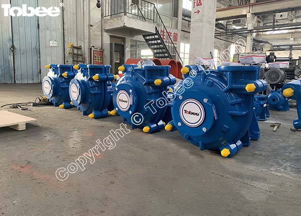 6X4 and 8x6 AH Warman Pumps for Tailings
