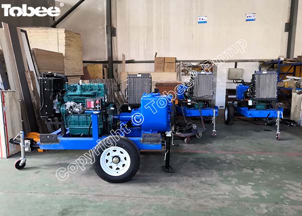 Self priming Diesel Trailer Water Pump