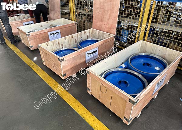 DH2110A05 volute liner, DH2083A05 throatbush, DH2041MA05 FPL insert, DH2147BFA05 impellers