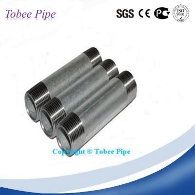 China male threaded nipple glavanized iron malleable nipple for sale